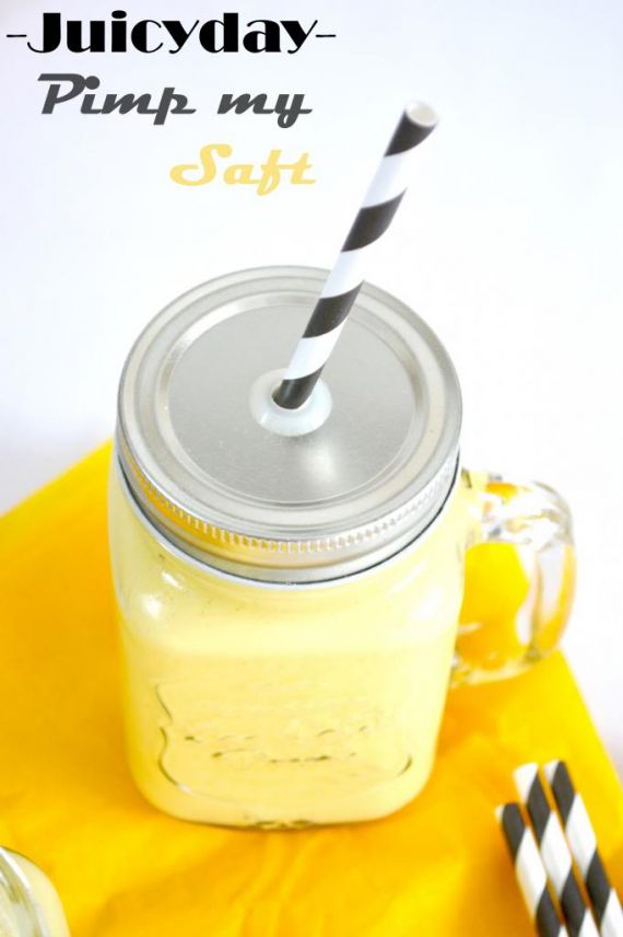 Rezept: Pimp my Saft - Eisiger Joghurt-Smoothie für heiße Tage.
